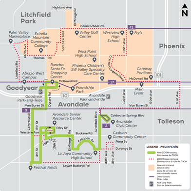 Mapa De Avondale, Arizona Avondale, Arizona 1946 (1963) USGS Old Topo