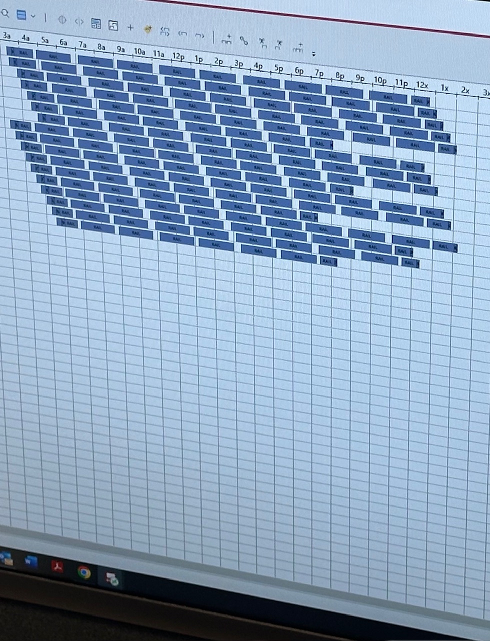 This is an example of "Runcutting"