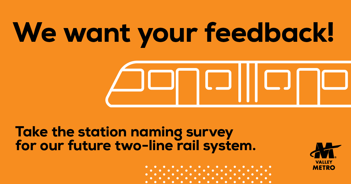 We want your feedback! Take the station naming survey for our future ...
