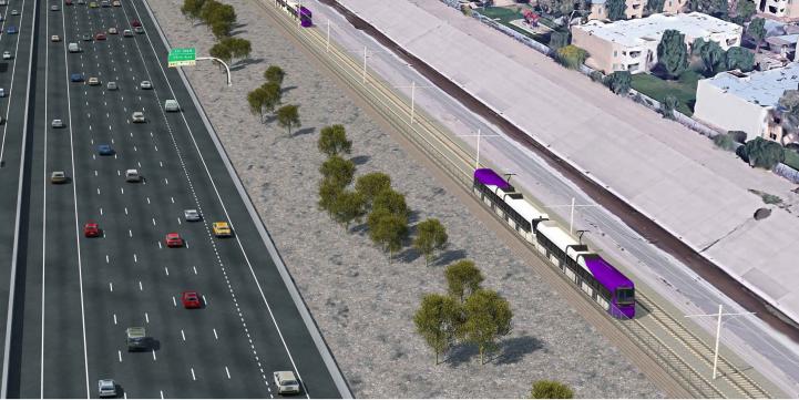 Phoenix Light Rail Extension Map | Shelly Lighting