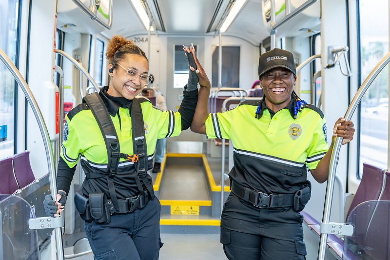New uniforms for officers on light rail and streetcar