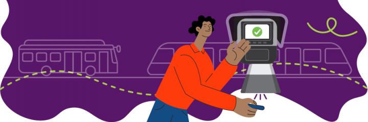 Access reduced fare in the mobile app