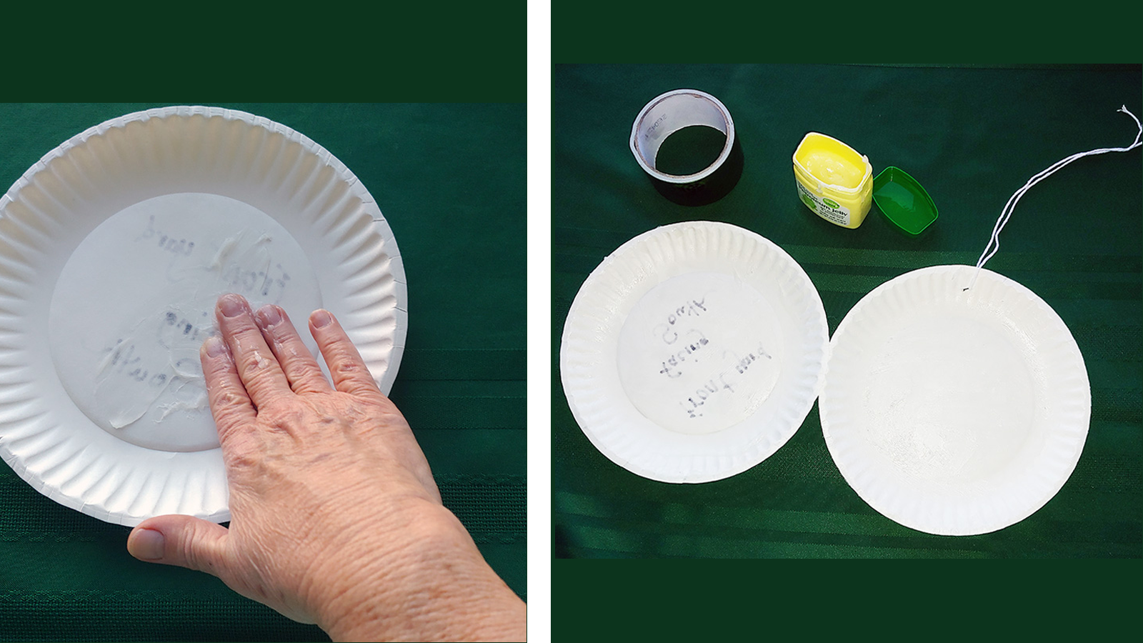 Next, carefully apply a thin coat of petroleum jelly to one side of ...