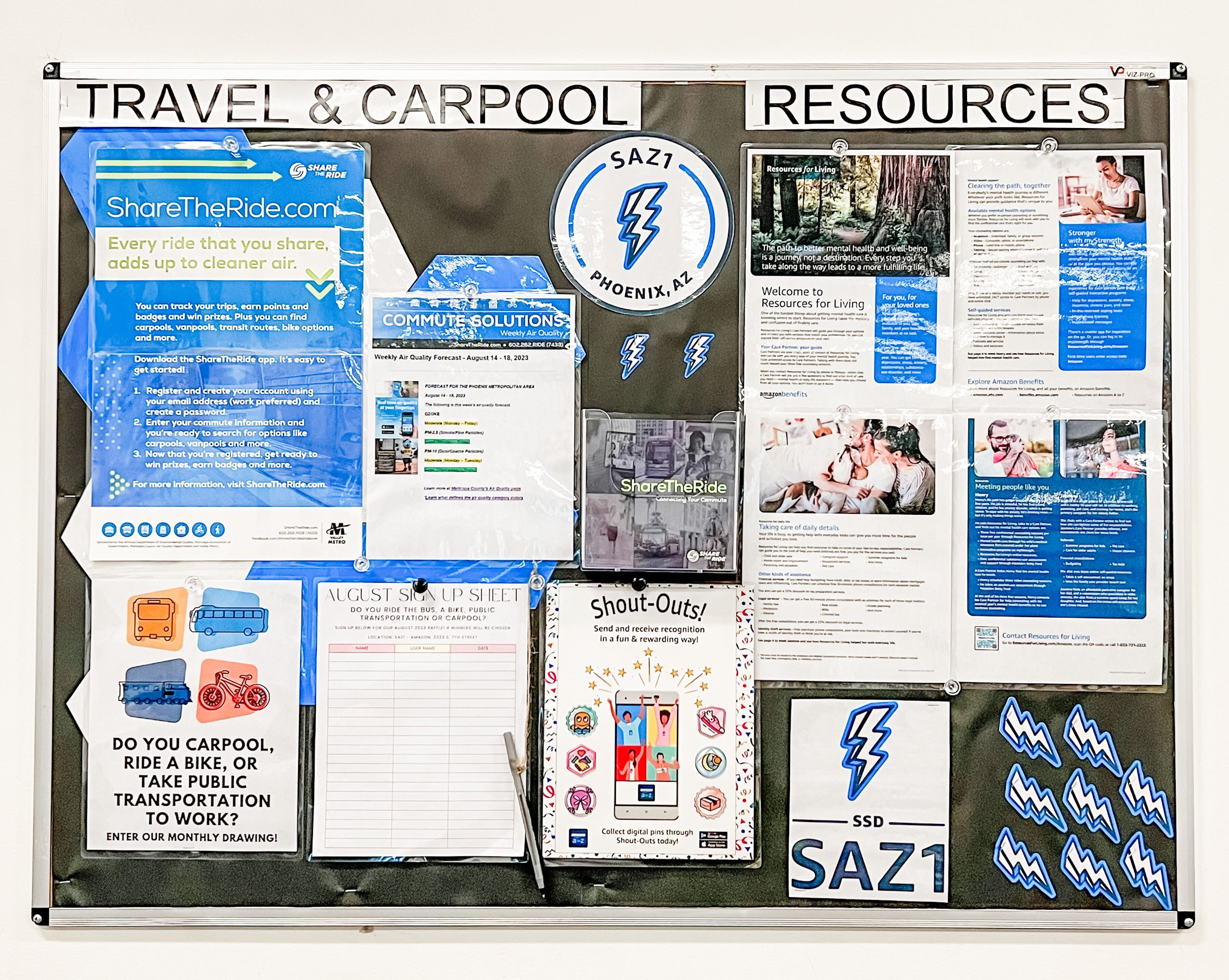 This bulletin board is used to inform, educate, and spark interest in ...